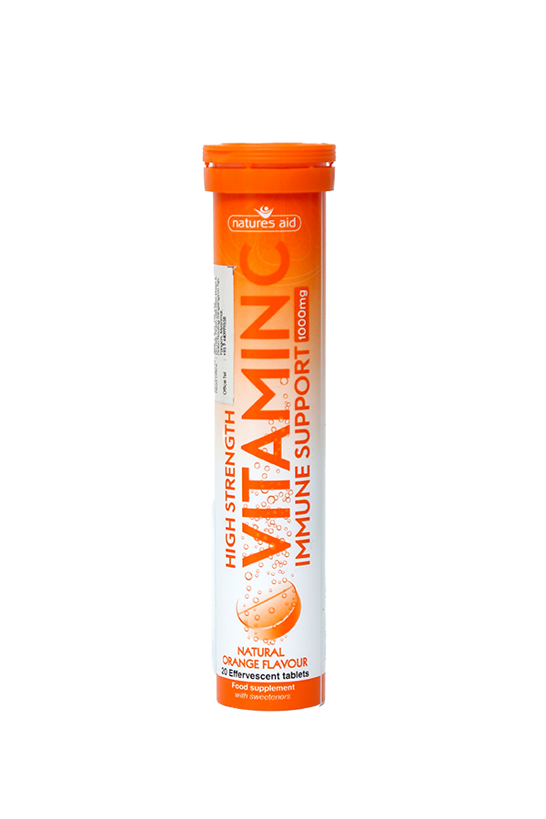 Natures Aid Vitamin C 1000mg Effervescent Tab 20's - LifePlus