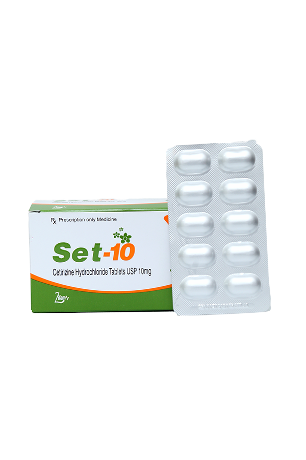 Set 10 Cetrizine 10mg Tab 10's - LifePlus