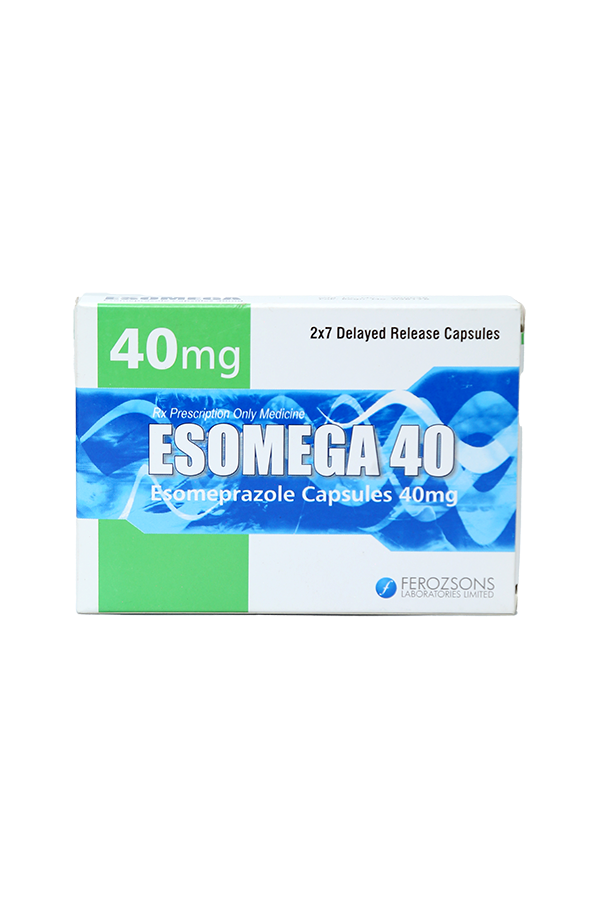 Esomega Esomeprazole 40mg Cap 7's - LifePlus