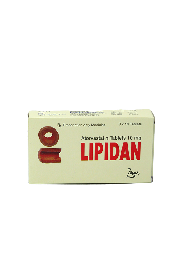 Lipidan 10mg Tab 10's - LifePlus