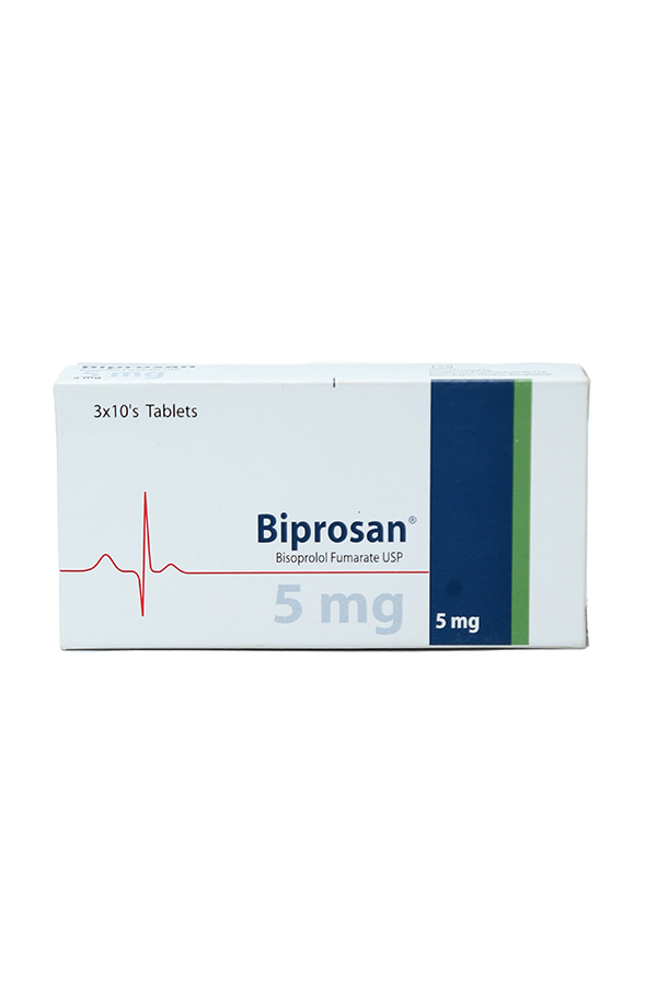 Biprosan Bisoprolol 5mg Tab 10's - LifePlus