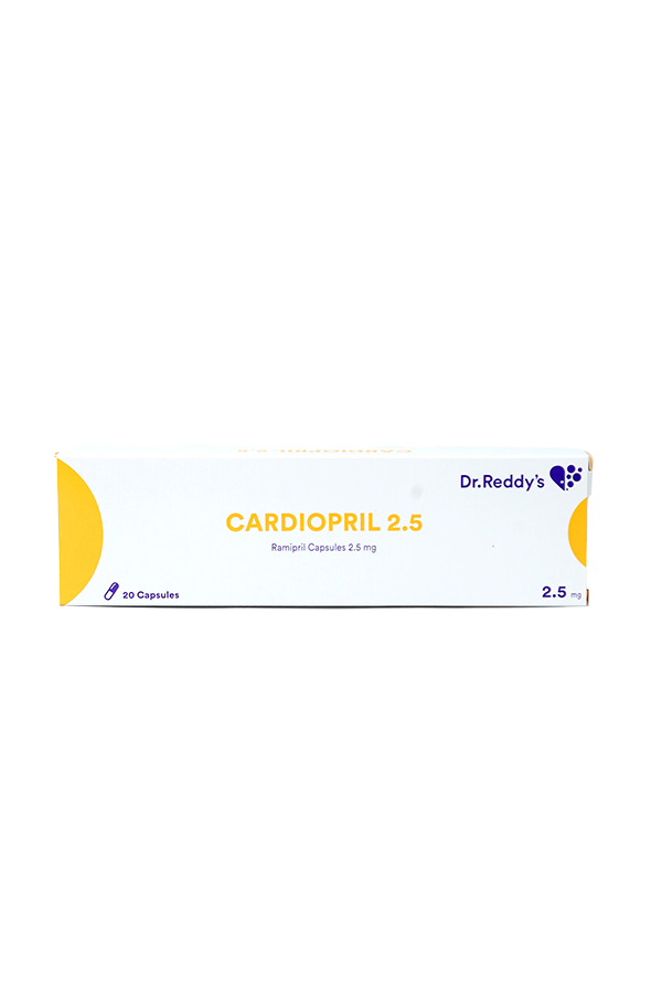Cardiopril Ramipril 2.5mg Cap 10's - LifePlus
