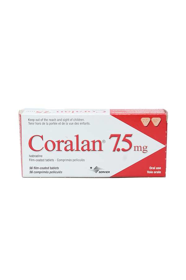 Coralan Ivabradine 7.5mg Tab 14's - LifePlus