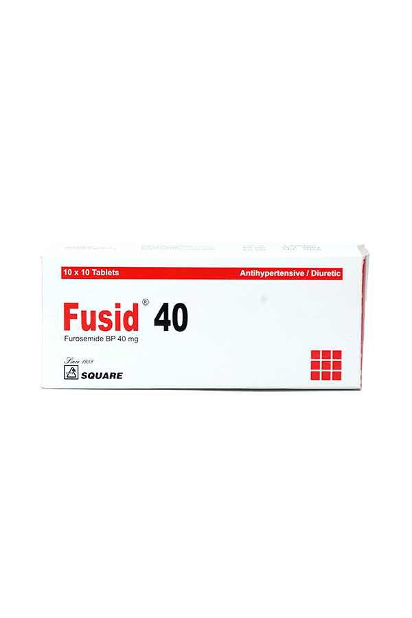 Fusid Furosemide BP 40mg Tab 10's - LifePlus