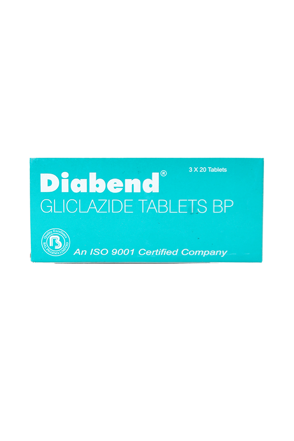 Diabend Gliclazide 80mg 20's - LifePlus
