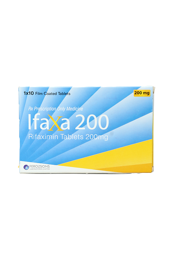 IFAXA Rifaximin 200g Tab10's - LifePlus