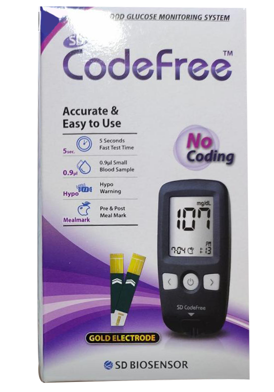 SD Biosensor CodeFree Blood Glucose Monitoring System - LifePlus
