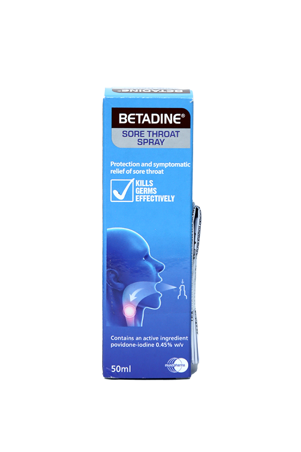 Betadine Throat Spray 50ml - LifePlus