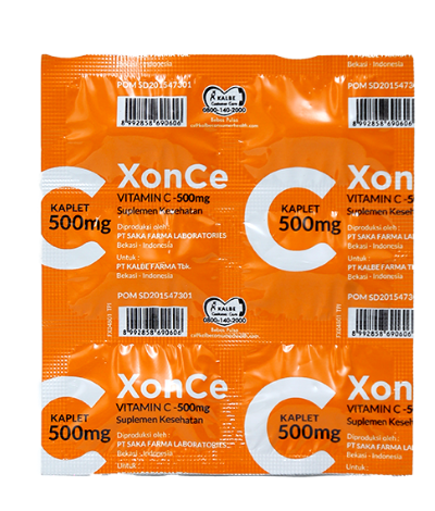 Xonce Vitamin C 500mg Tab 6’s (FOC) - LifePlus