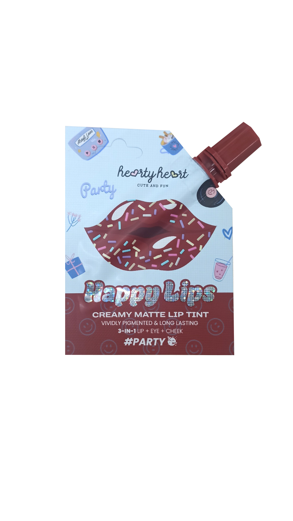 Hearty Heart Lip Tint #Party 2ml - LifePlus