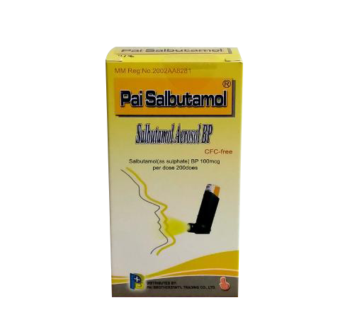 Pai Salbutamol Evohaler 200dose - LifePlus Pharmacy