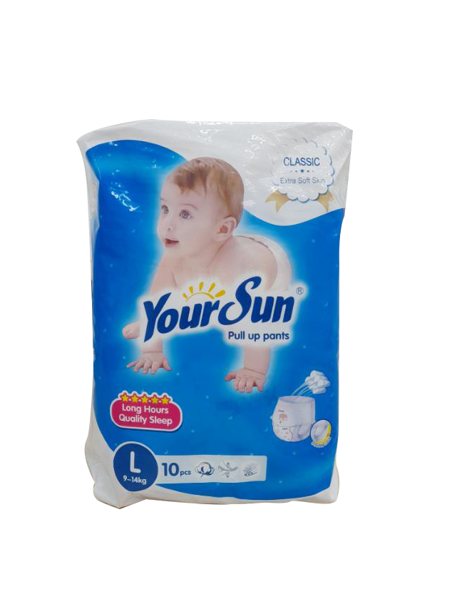 Your Sun Baby Diaper Pant Pull Up #L10's - LifePlus