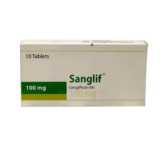Sanglif Canagliflozin INN 100mg Tab 10's - LifePlus