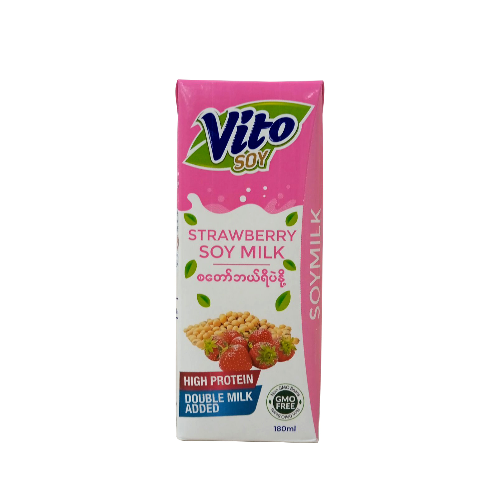 Vito Soy Milk #Strawberry180ml - LifePlus