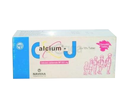 Navana Calcium J 625mg Chewable Tab 10's - LifePlus