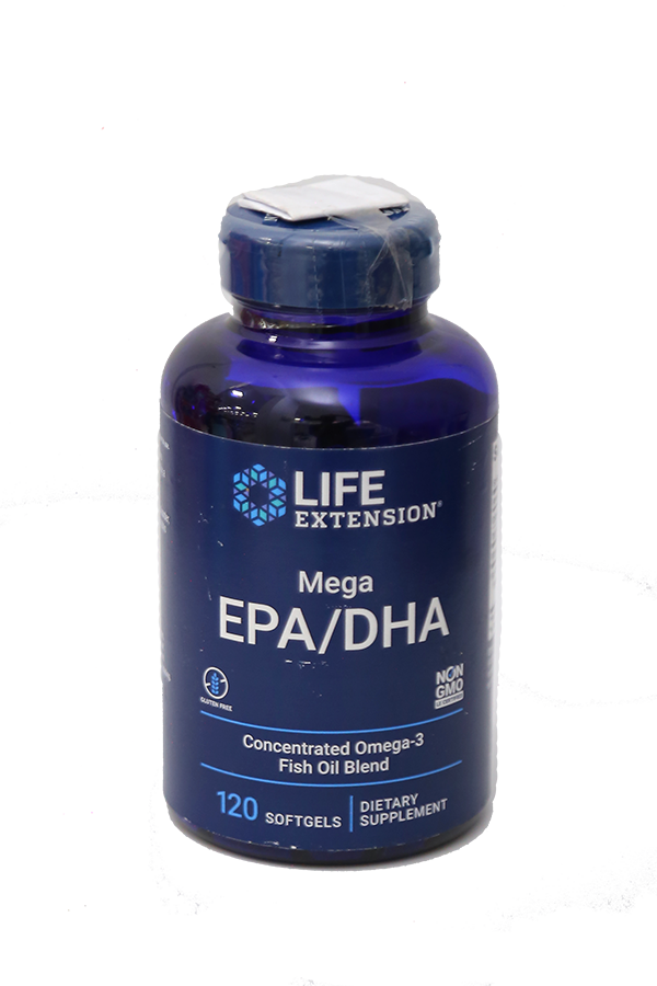 LifeExtension Mega EPA/DHA Softgels 120's - LifePlus