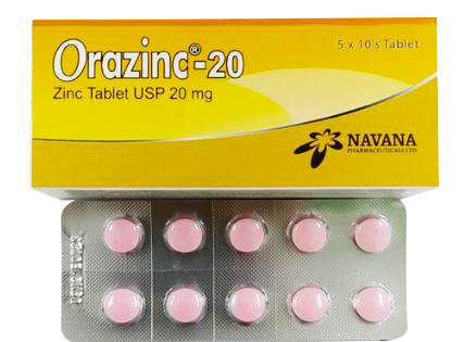 Orazinc Zinc Sulphate 20mg Tab 10's - LifePlus