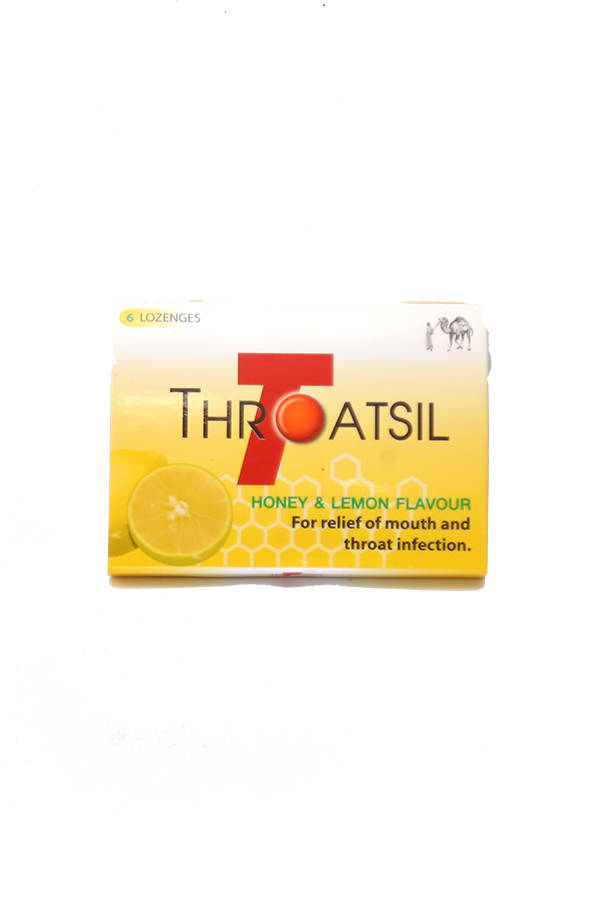 Throatsil Lozenge Honey And Lemon 6's - LifePlus