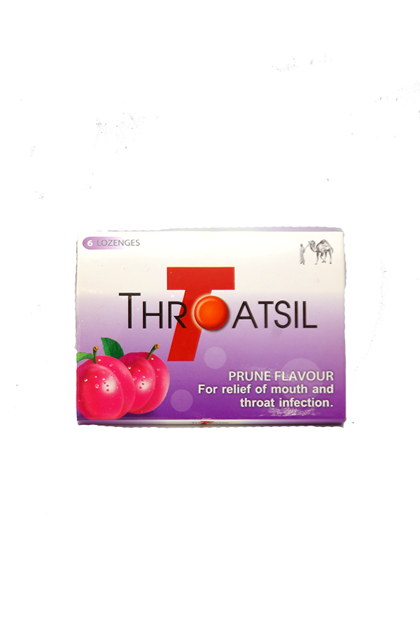 Throatsil Lozenge Prune 6's - LifePlus