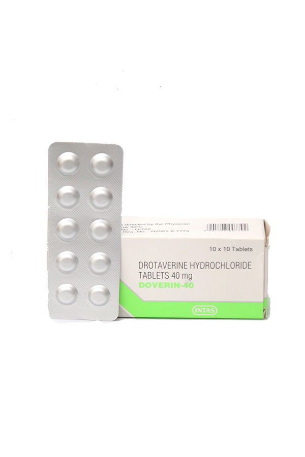Doverin - 40 Drotaverine Hydrochloride 40mg Tab 10's - LifePlus