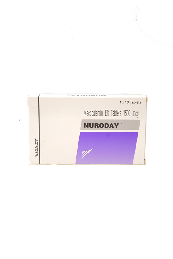 Nuroday Mecobalamin 1500mcg ER Tab 10's - LifePlus