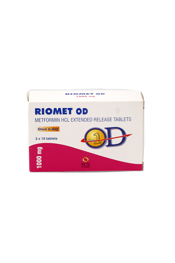 Riomet OD Metformin 1000mg Tab 10's - LifePlus