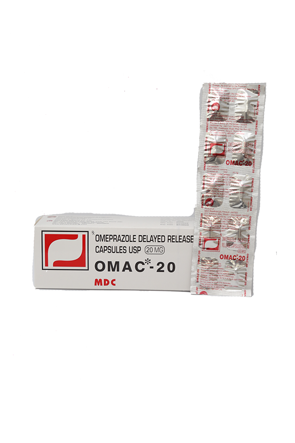 Omac Omeprazole 20mg Cap 10's - LifePlus