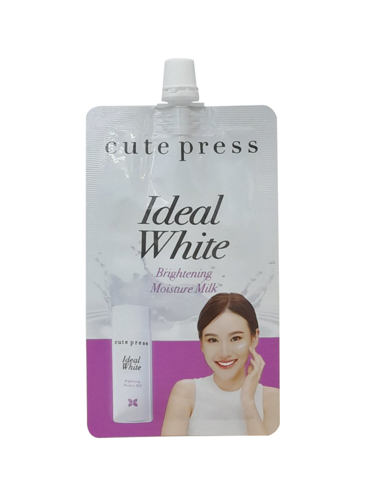 Cute Press Facial Moisturizer Ideal White Brightening Milk 10ml - LifePlus