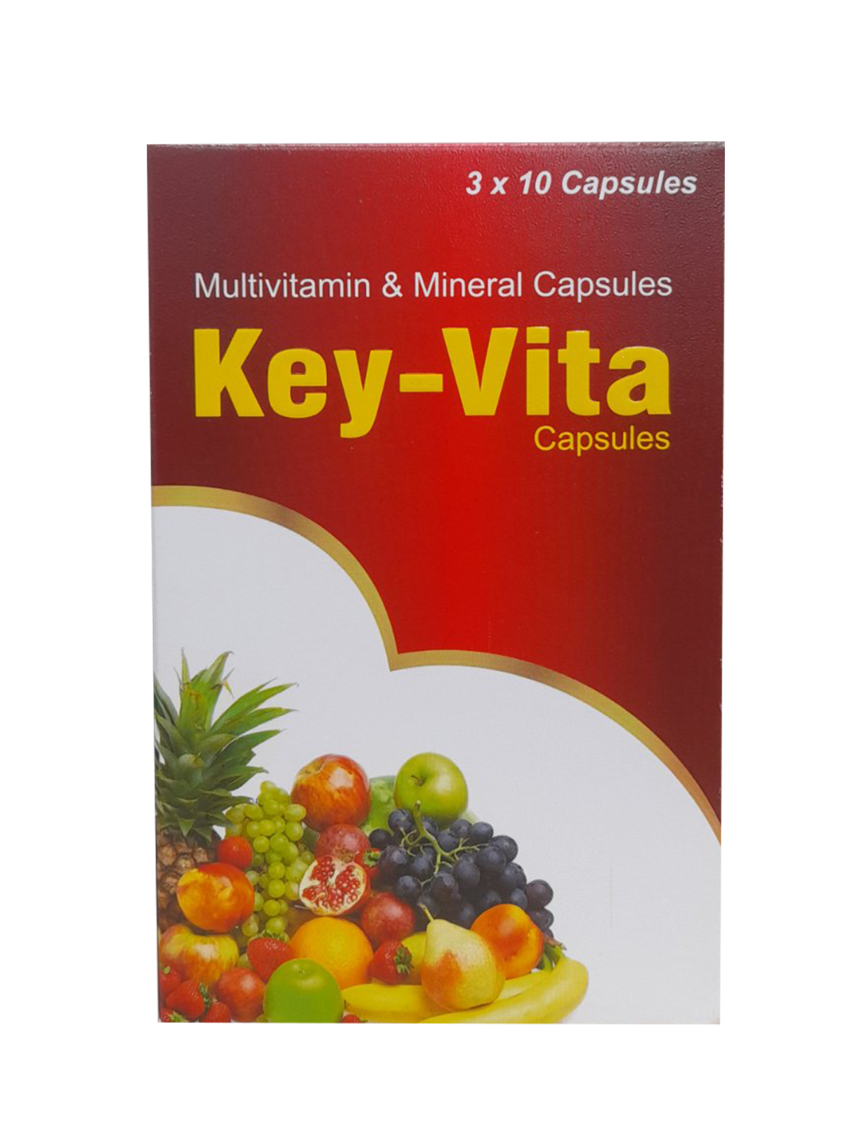 Key-Vita Multivitamin & Mineral Cap 10's - LifePlus