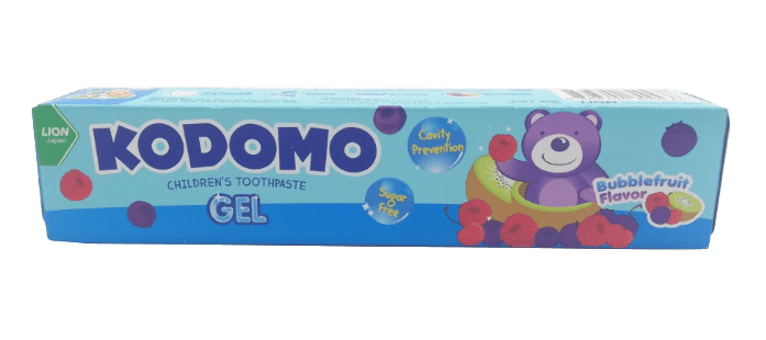 Kodomo Toothpaste Bubble Fruit Gel 40g - LifePlus