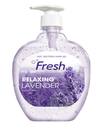 Fresh Anti-Bacterial Hand Gel Relaxing Lavender 450g - LifePlus