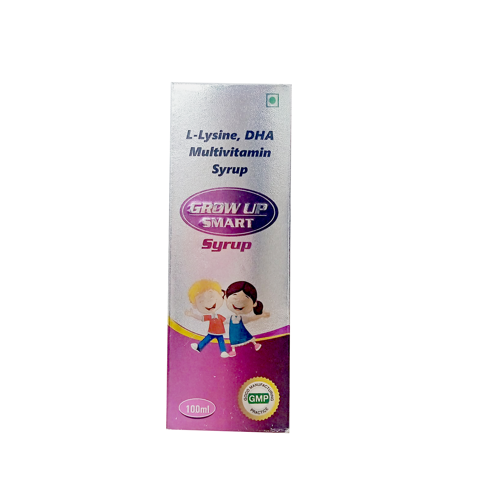 Grow Up Smart Lysine, DHA,Multivitamin Syrup 100ml - LifePlus