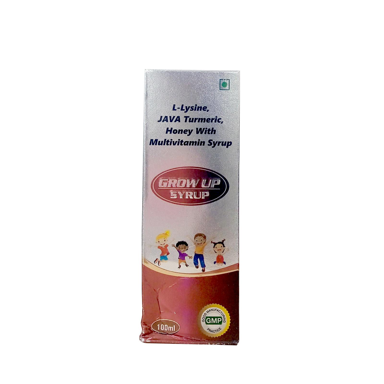 Grow Up Lysine,Turmeric, Honey With Multivitamin Syrup 100ml - LifePlus