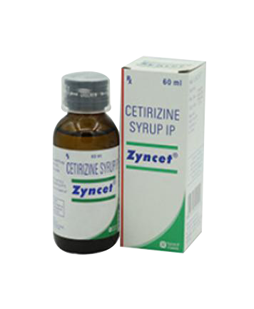 Zyncet Cetirizine Syrup 60ml - LifePlus Pharmacy