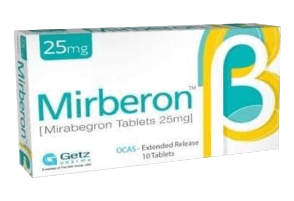 Getz Mirberon Mirabegron 25mg Tab 10's - LifePlus