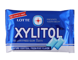 Lotte Xylitol Sugar Free Gum Fresh Mint 11.6g - LifePlus