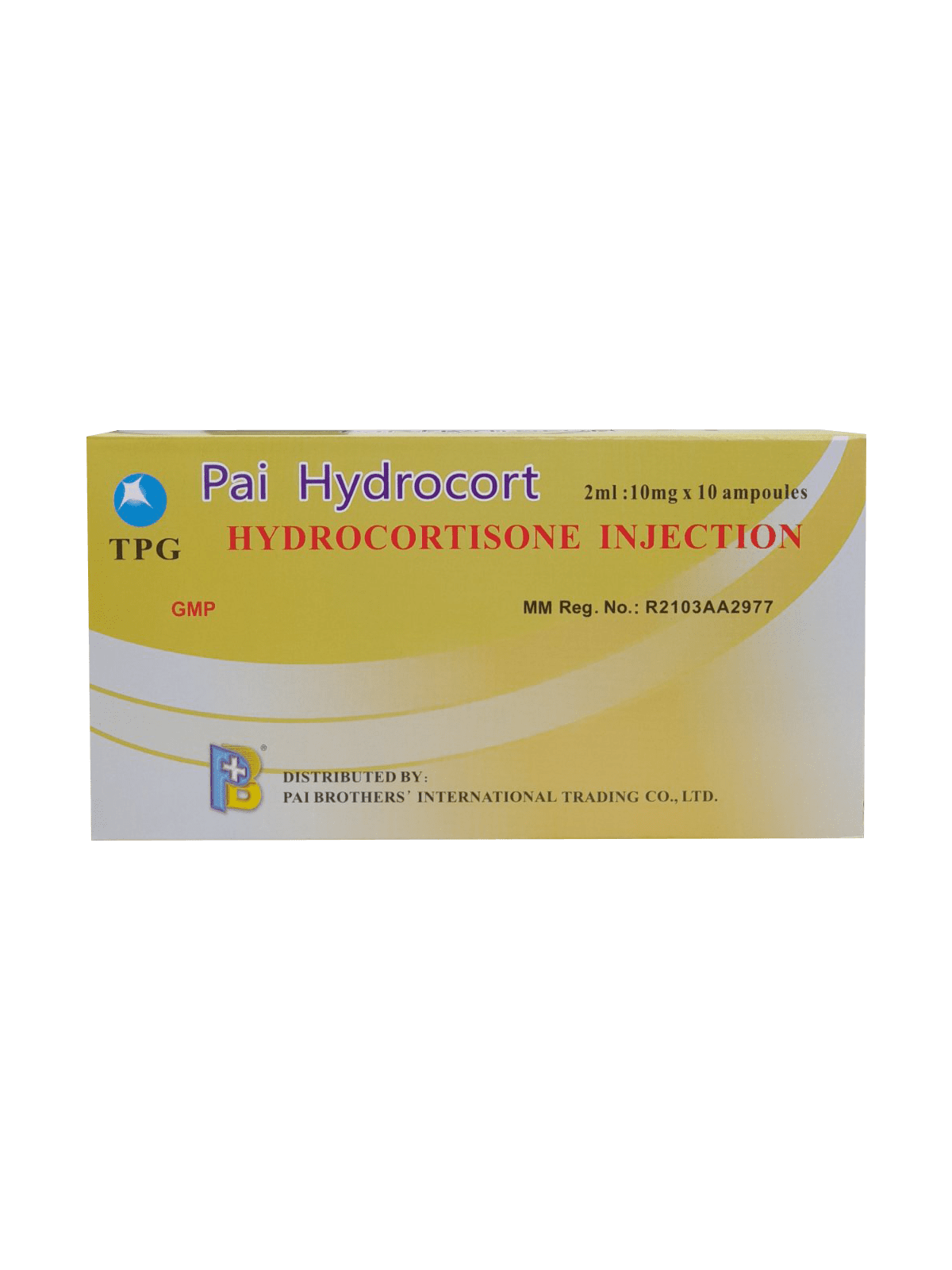 Pai Hydrocort Hydrocortisone 10mg/2ml Inj 1's - LifePlus
