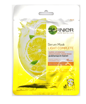 Garnier Face Mask Light/ Bright Super Hydrating Brightening Tissue ...