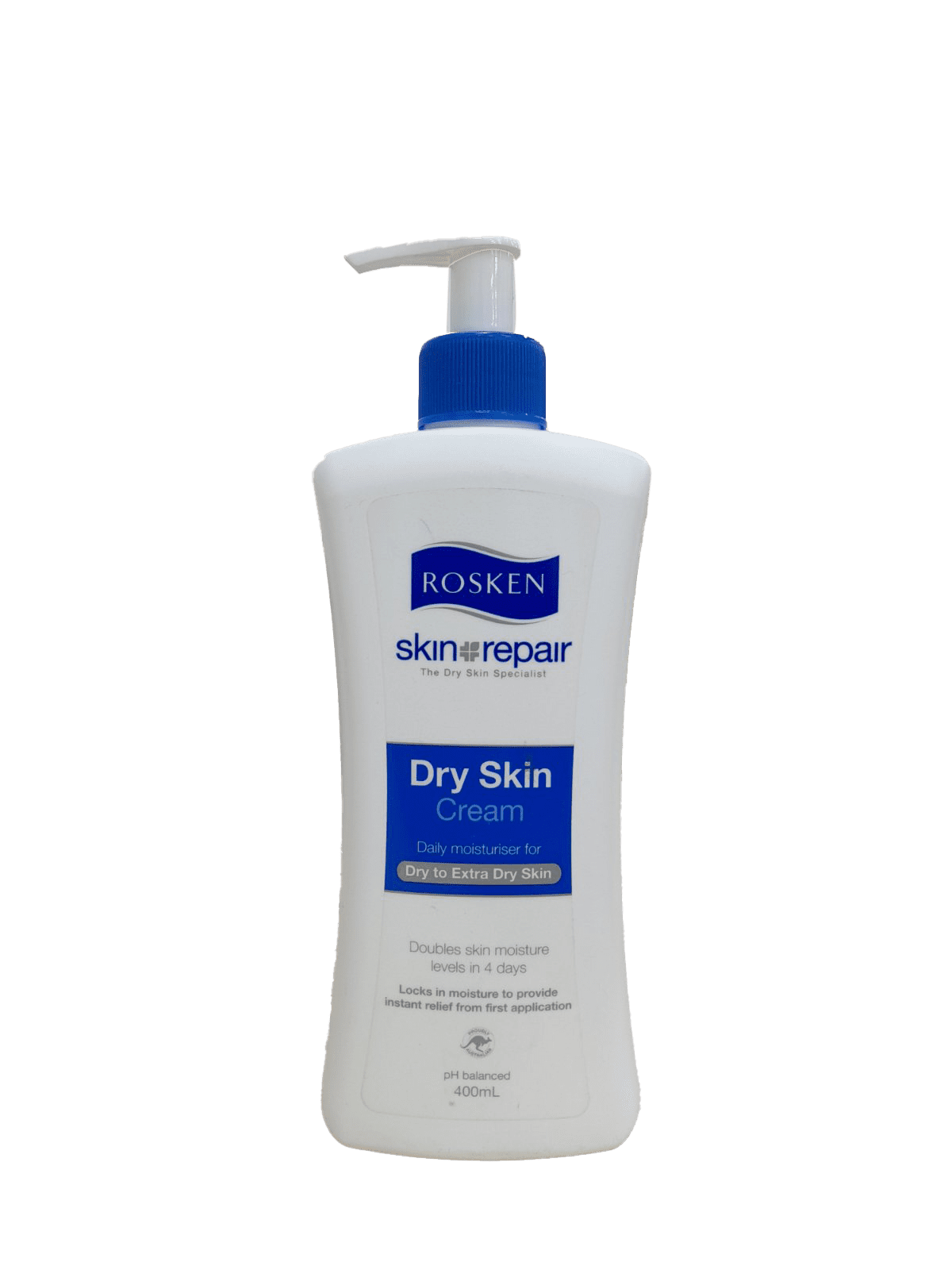 Rosken Body Cream Skin Repair Extra Dry Skin 400ml - LifePlus