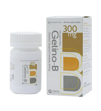Getz Getino -B Tenofovir Disoproxil 300mg Tab 30's - LifePlus Pharmacy