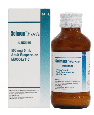 Solmux Forte Suspension Syr 60ml - LifePlus Pharmacy